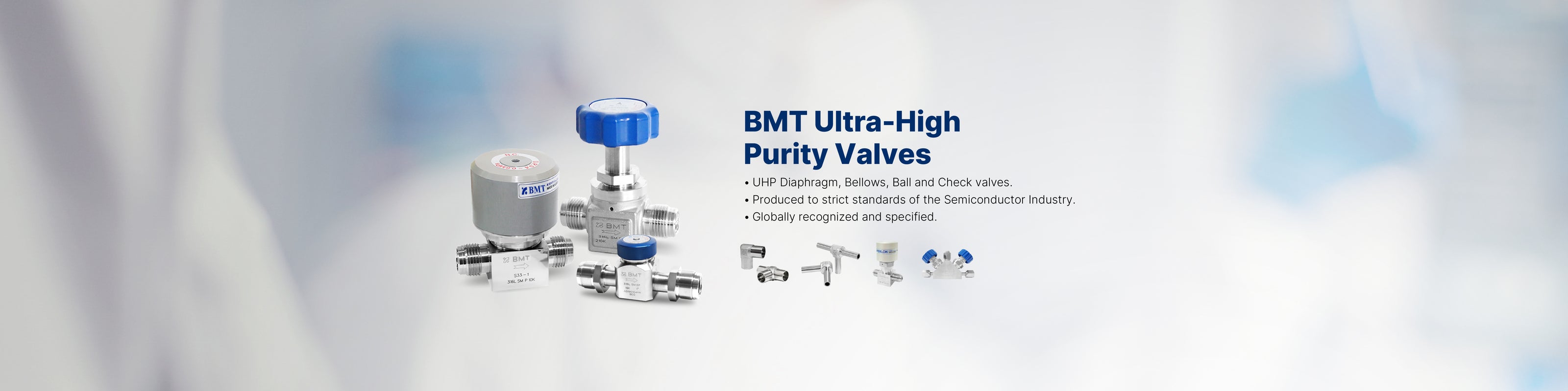 BMT Superlok Tube Fittings, Valves and Ultra-High Purity